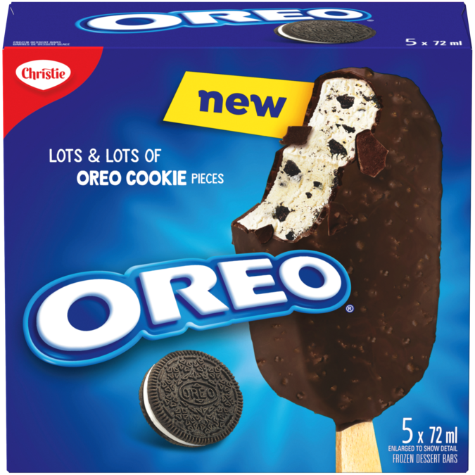 Christie® Oreo® Frozen Dessert Bars Made With Nestlé Canada